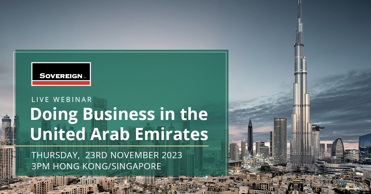 Webinar - Doing business in the United Arab Emirates - The Sovereign Group